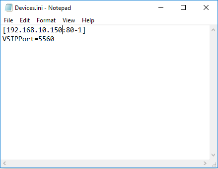Setting a custom port on Verint S17** devices (troubleshooting)
