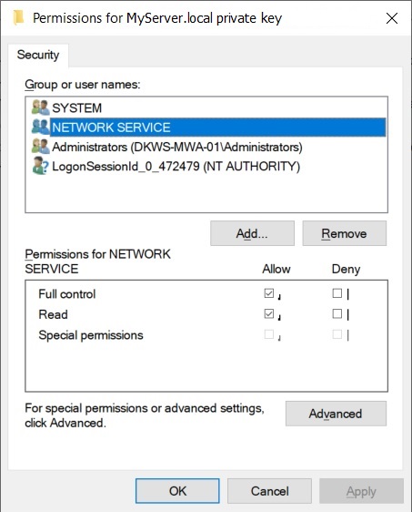 No video from the XProtect Recording Server when using encrypted ...