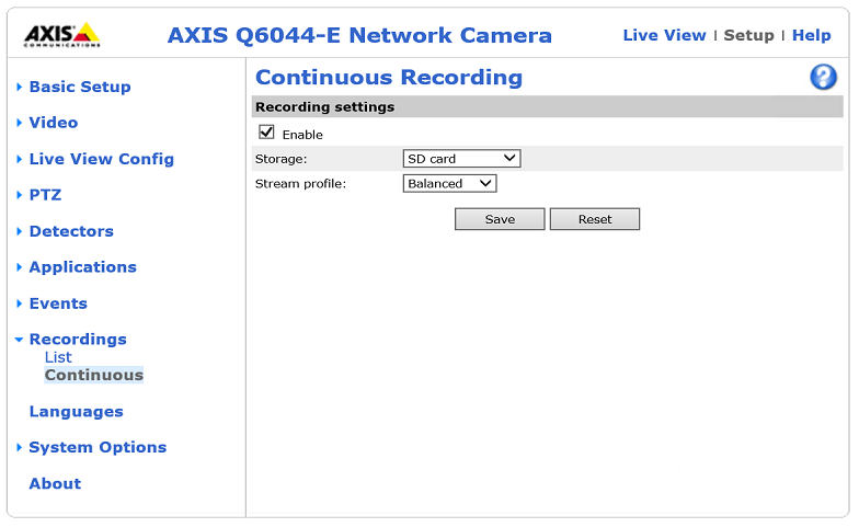 Configure edge recording for Axis cameras in XProtect VMS