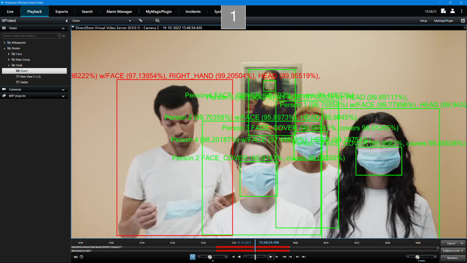 Add video AI analytics capabilities to the Milestone XProtect Video Management Software (VMS ...