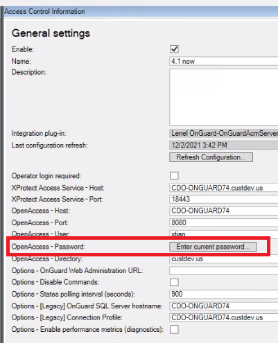 XProtect Access Integrations with 2021 R1/R2 and 2022 R1 show no error with wrong password in ...
