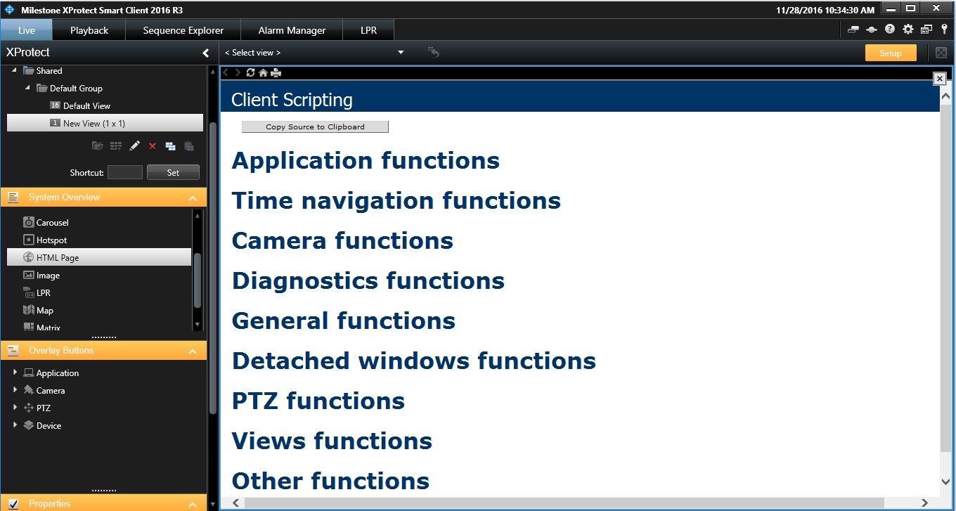 View A List Of Function Calls For Smart Client Scripting How To 3143